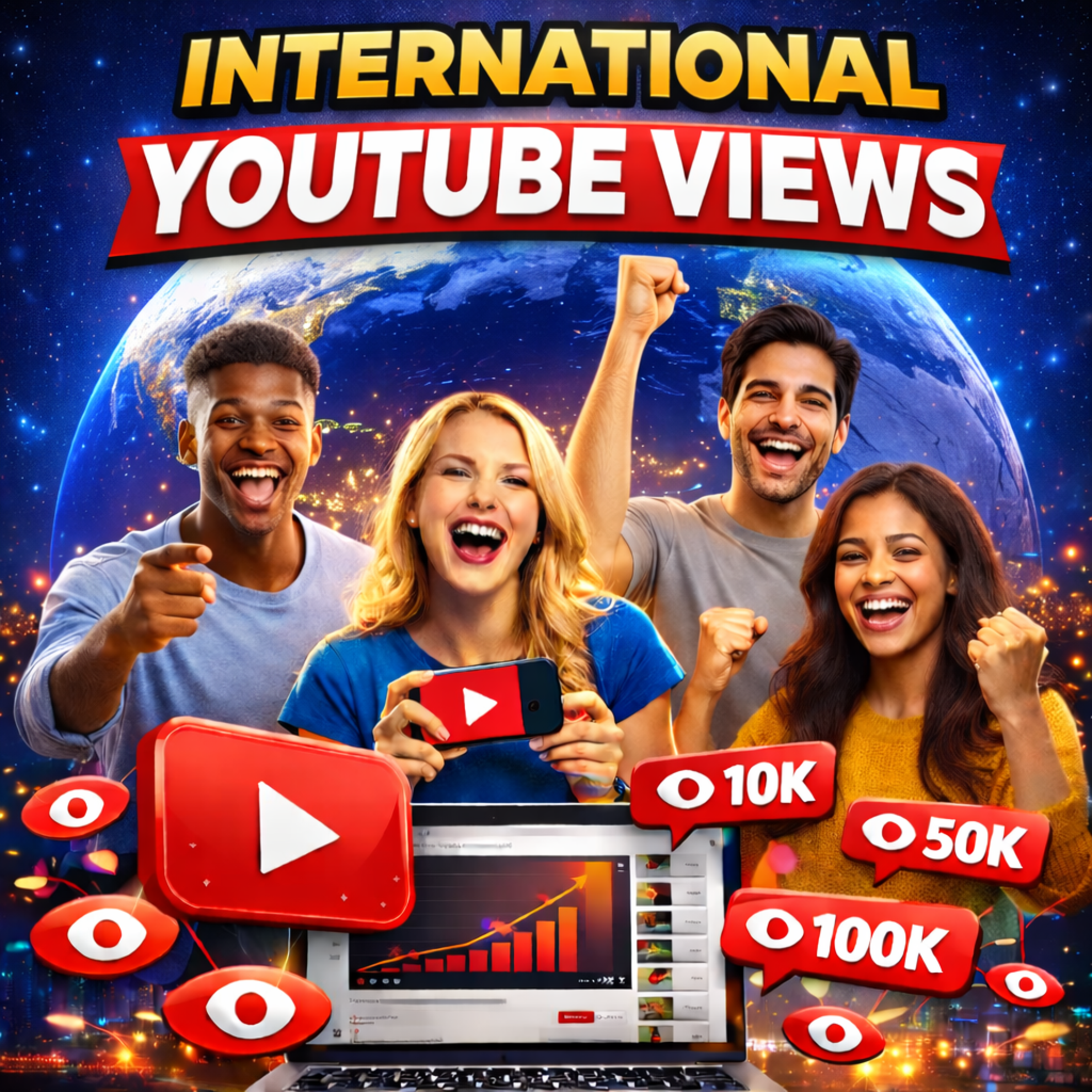 Buy 3000 YouTube Views